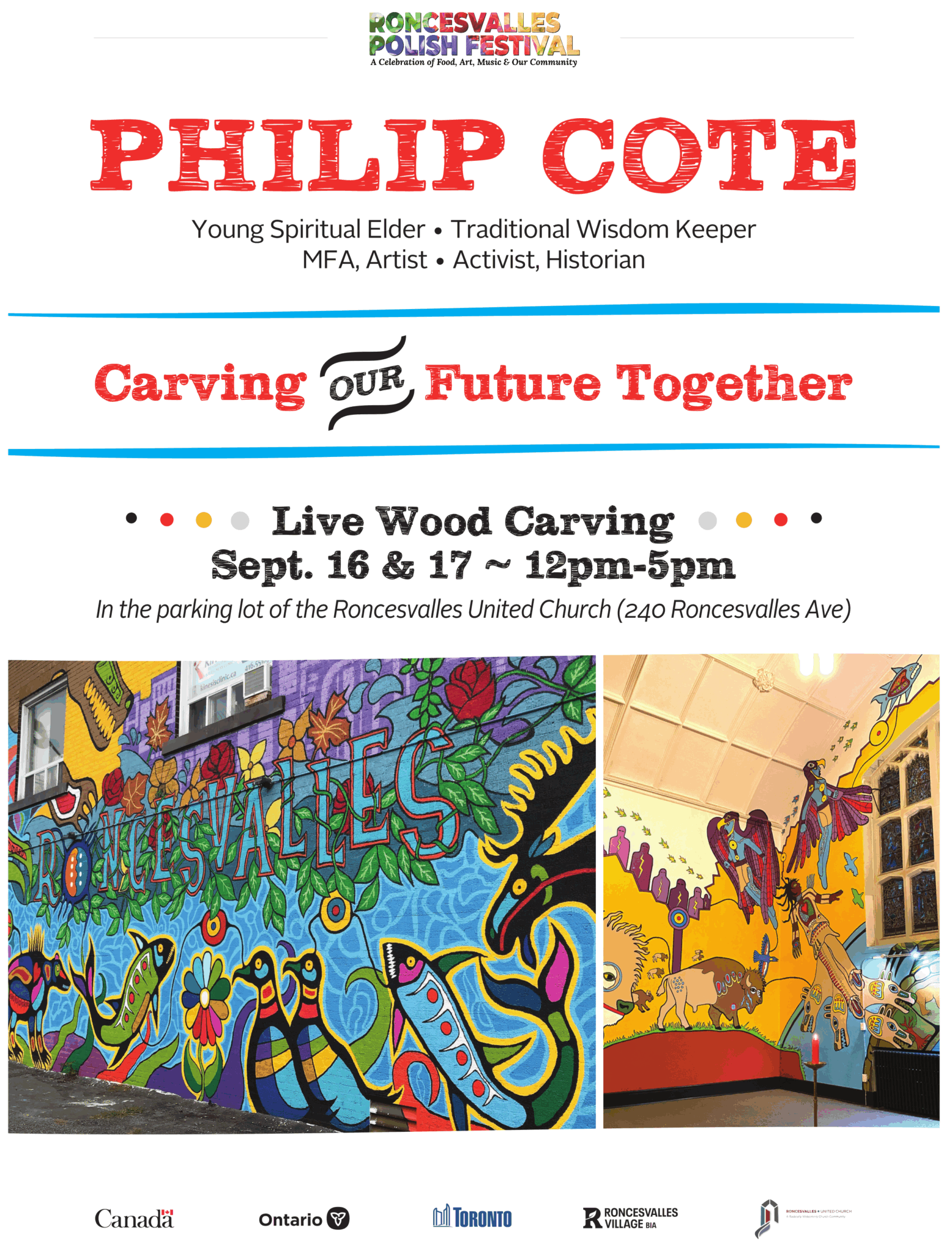 Carving with Philip Cote | Roncesvalles Village BIA